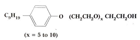 Following Type Of Non Ionic Detergents Are Present In Liquid Detergents Emulsifying Agents And