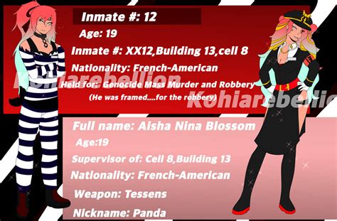 Nanbaka Ocs Austin And Aisha By Kingrainbow1 On Deviantart