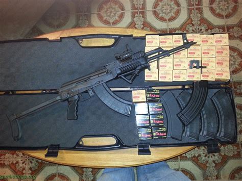 Rifles Ak 47 Underfolder W Tons Of Accessories