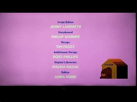 Hey Duggee The Whisting Badge Credits Youtube