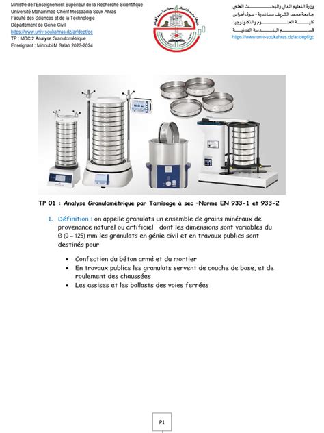 Tp Mdc 2 Chapitre 01 Pdf