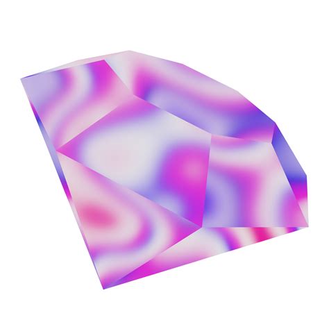 Free Abstract Diamond Chrome 3d Memphis Shape 12629116 Png With
