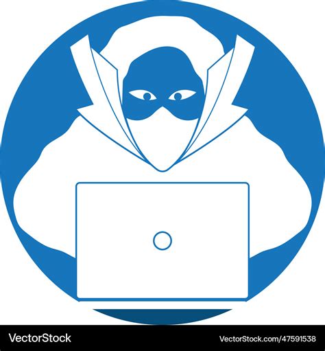 Anonymous Hacker Character Design Royalty Free Vector Image