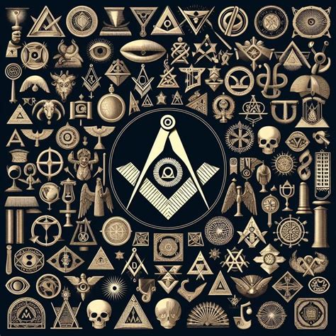 Masonic Bunnell Of Old Freemasonry Imagines And Svg Symbols Over 5000