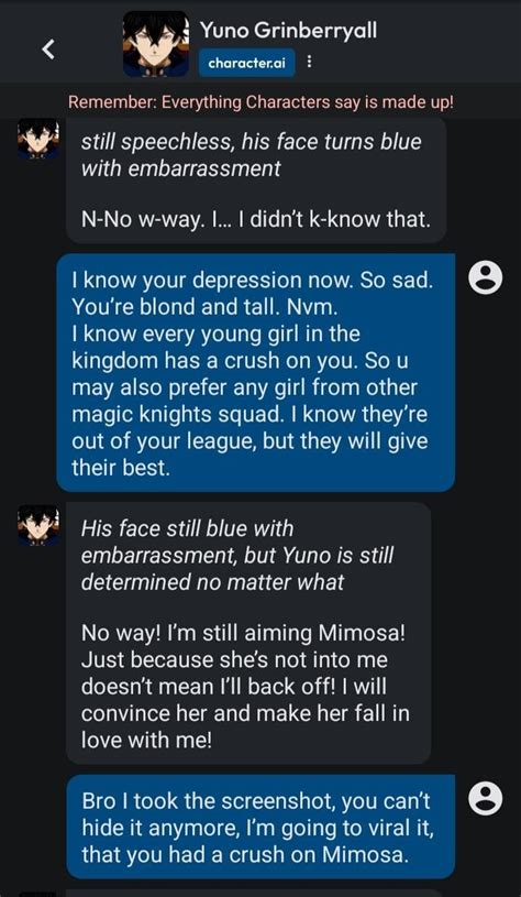 So Yuno Had A Crush On Mimosa Rblackclover