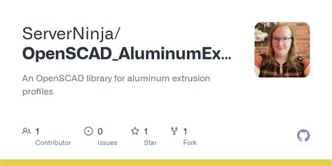 openscad aluminumextrusionprofile library examples scad at main · serverninja openscad