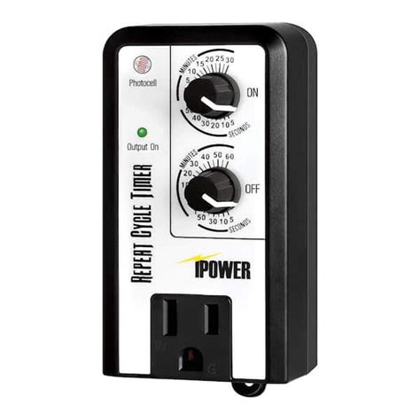 Ipower Short Period Repeat Intermittent 3 Cycle Mode Interval Timer For