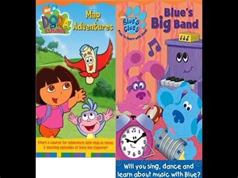 Opening To Dora The Explorer Map Adventures And Blues Clues Blues