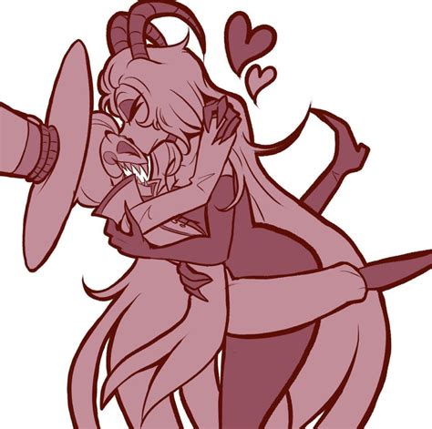 Lucifer Morningstar And Lilith Hazbin Hotel Drawn By Hinsou
