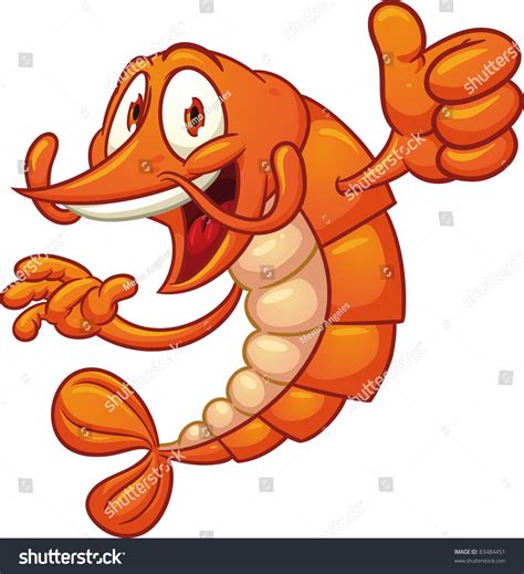 Gambar Udang Kartun Hitam Putih Ilustrasi Kartun Warn