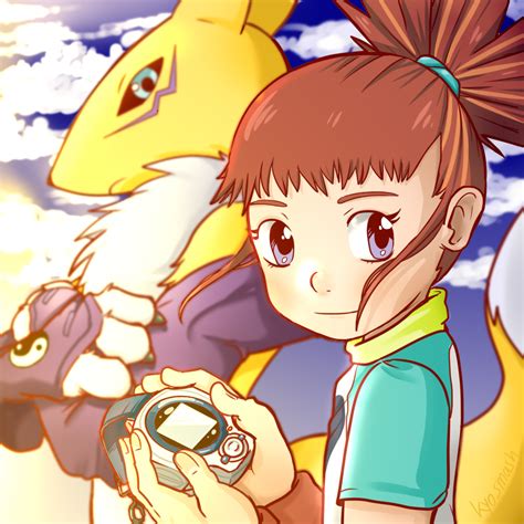 Rika And Renamon By Amy Arkangel On Deviantart