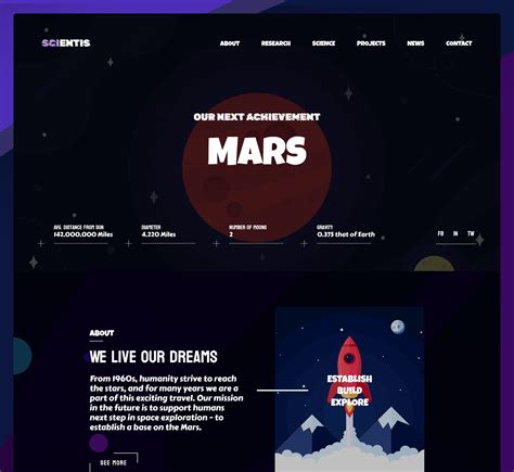 Scientis Html Web Template By Oxygenthemes Codester