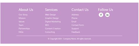 Creating A Bootstrap Footer A Step By Step Guide With Source Code