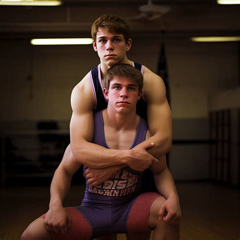 Two College Wrestler In A Close Moment By Twist And Fold On Deviantart