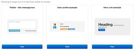 Announcing Bootsnipp Twitter Bootstrap Html Snippets Maks Surguy S Blog On Technology