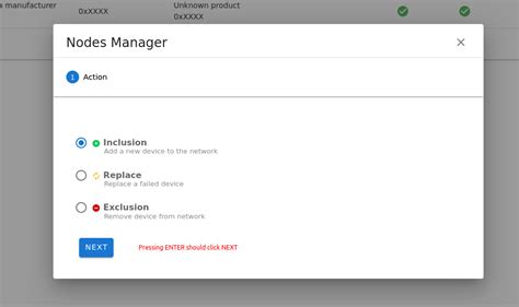 Improving Keyboard Navigation In Inclusionexclusion Dialog · Issue 3079 · Zwave Jszwave Js Ui