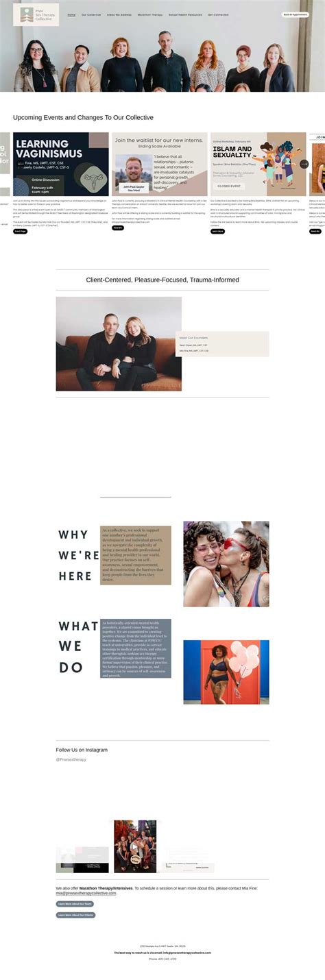 PNW Sex Therapy Collective Case Study Mindful Web Design Digital Marketing Services In Seattle