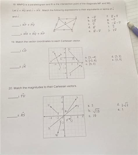 Solved MNPQ Is A Parallelogram And R Is The Intersection Chegg