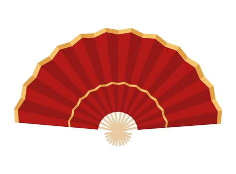 Chinese Hand Fan 5407959 Vector Art At Vecteezy