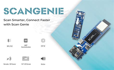 Scangenie Esp32 Based Qrbarcode Scanner Module From Sb Components On