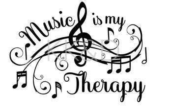 Music Is My Therapy Svg Cricut Cut File Etsy Music Is My Therapy