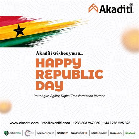 Republicday Ghana Independence Unity Progress Akaditilimited
