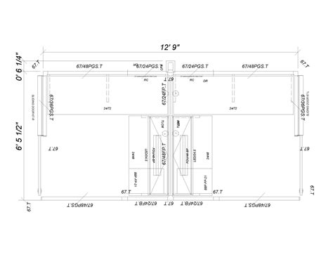 67″ Tall 6x 6′ Single Glass Office Cubicle With Door