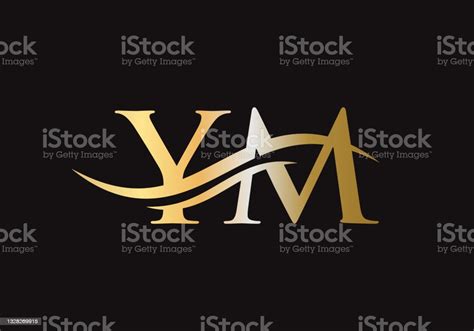 초기 Ym 문자 링크 로고 벡터 템플릿 Swoosh 편지 Ym 로고 디자인 Ym 로고 디자인 벡터 결혼 의식에 대한 스톡 벡터 아트 및 기타 이미지 Istock