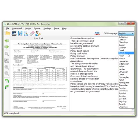 Veryutils Ocr To Any Converter Does Recognize Characters In Image And Pdf Files And Save To Word