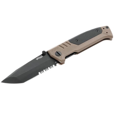 PDP Tanto Folder Serrated FDE