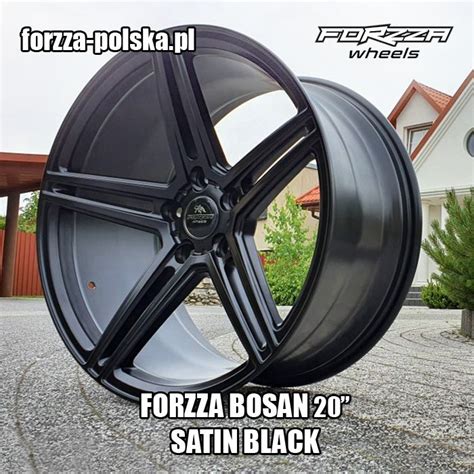 Forzza Bosan 9x20 5x112 Satin Black Alusport Felgi Aluminiowe Forzza Wheels Satin Black
