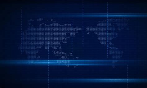 Premium Vector Abstract A Stream Of Binary Code Numbers On The