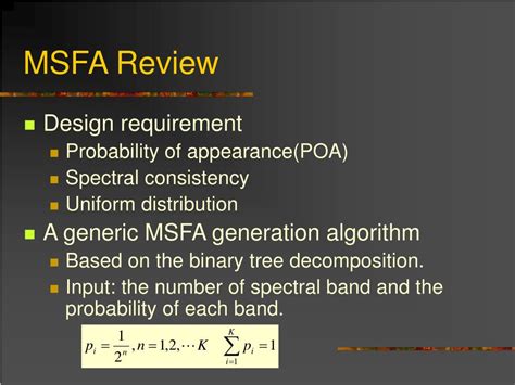 Ppt Demosaicking For Multispectral Filter Array Msfa Powerpoint