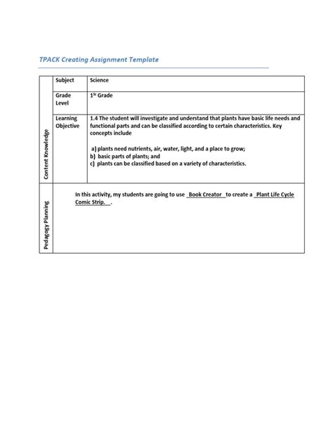 Creating Assignment Pdf Plants Websites
