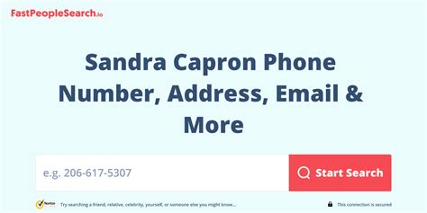 Sandra Capron Phone Number Address Email And More