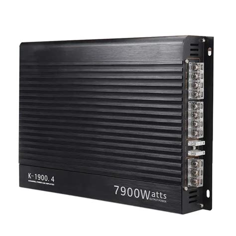 차량용 서브 우퍼 알루미늄 파워 스테레오 앰프 자동차 사운드 내구성 4 채널 2v 7900w 티몬