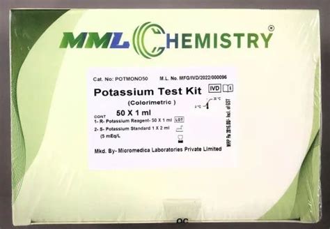 Plastic Potassium Test Kit Packaging Type Box At ₹ 2016piece In Mumbai