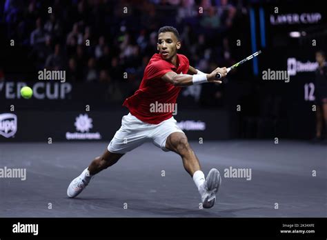 24th September 2022 O2 London England Laver Cup International Tennis Tournament Felix Auger