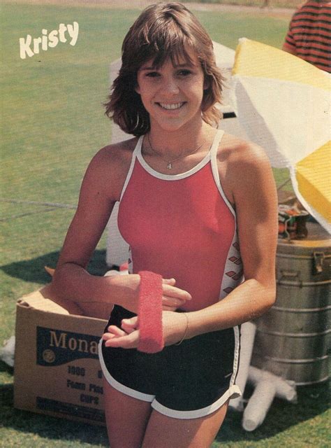 Kristy Mcnichol Pinup Clipping From A Magazine 80s In Bathing Suit