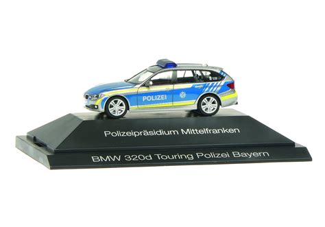 Herpa Bmw 3er Touring Polizei Bayern 940504