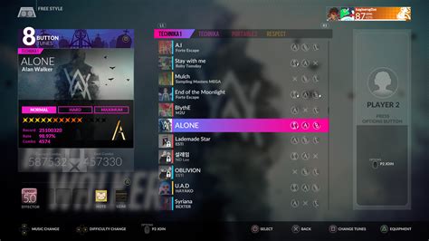 Music Game Djmax Respect Ui Motion Ux Ui Design Behance