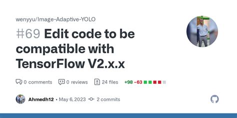 Edit Code To Be Compatible With TensorFlow V X X By Ahmedh Pull Request Wenyyu Image
