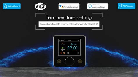 Thermostat Modbus Rs Fan Coil Unit Wifi Tuya Auto Programmable Room Thermostat For Floor