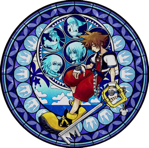 Dive To The Heart Kingdom Hearts Stained Glass Sora 757x755 Png