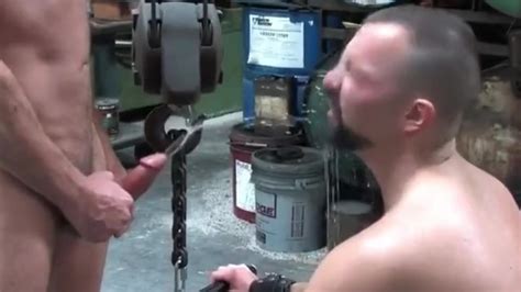 Leather Guys Bareback Fuck In A Warehouse First Round Thisvid Com