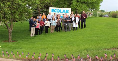 Ecolab On Linkedin Last Week Our Military Employee Resource Group Placed Flags Around