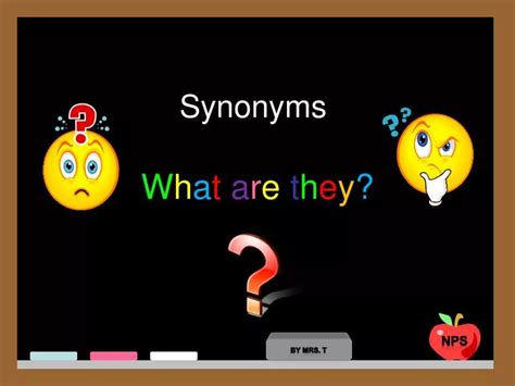 ppt synonyms powerpoint presentation free download id 2505932