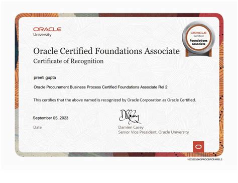 Preeti Gupta On Linkedin Oraclecloud Oracleuniversity Shiftpurple Leaning Certification…