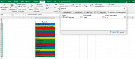 Cómo Ordenar Datos en Excel Excel Para Todos
