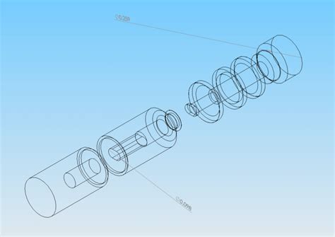 7 Exploded Wireframe View Of Separator Piston Plug Download Scientific Diagram